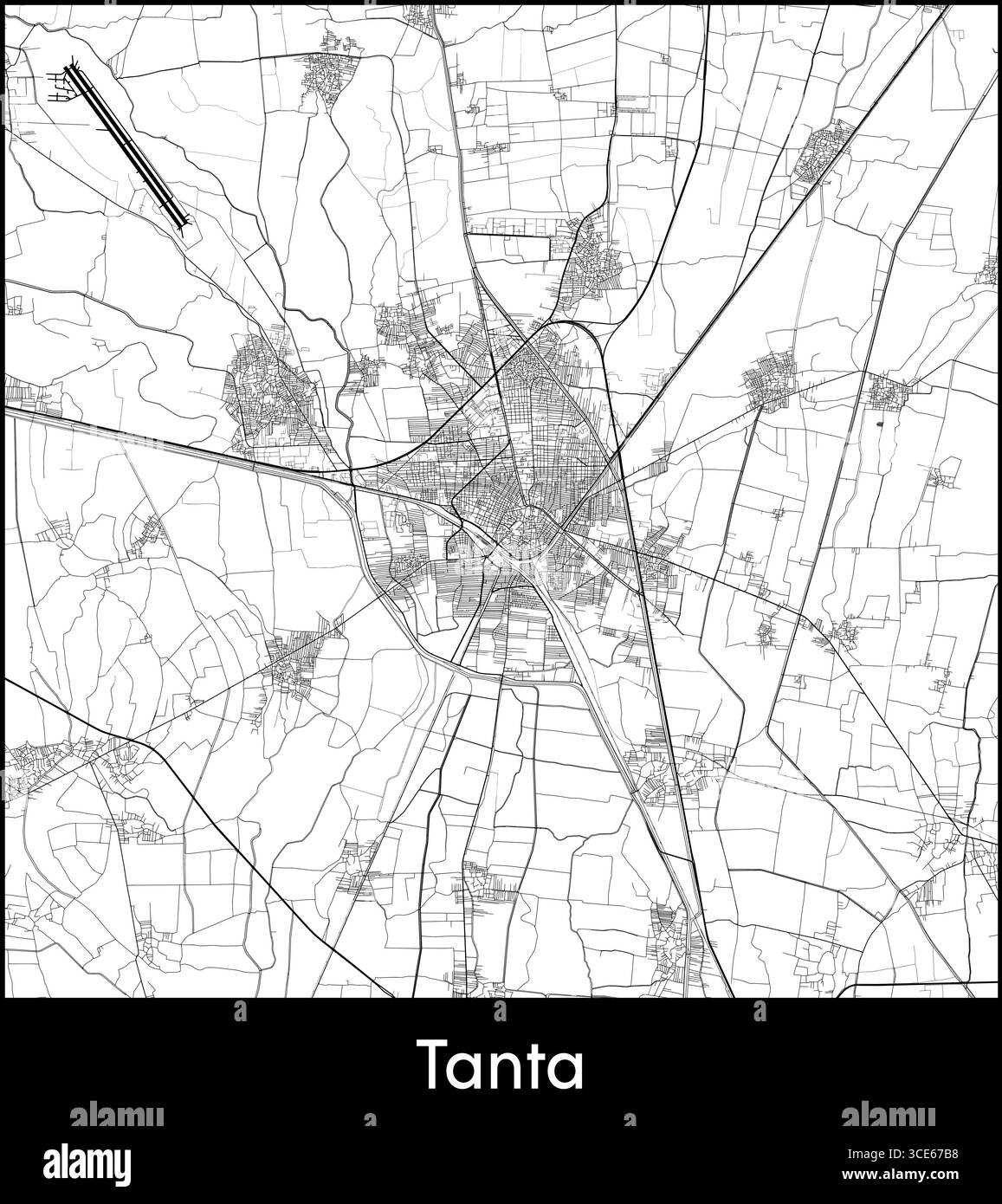 Tanta map Black and White Stock Photos & Images - Alamy