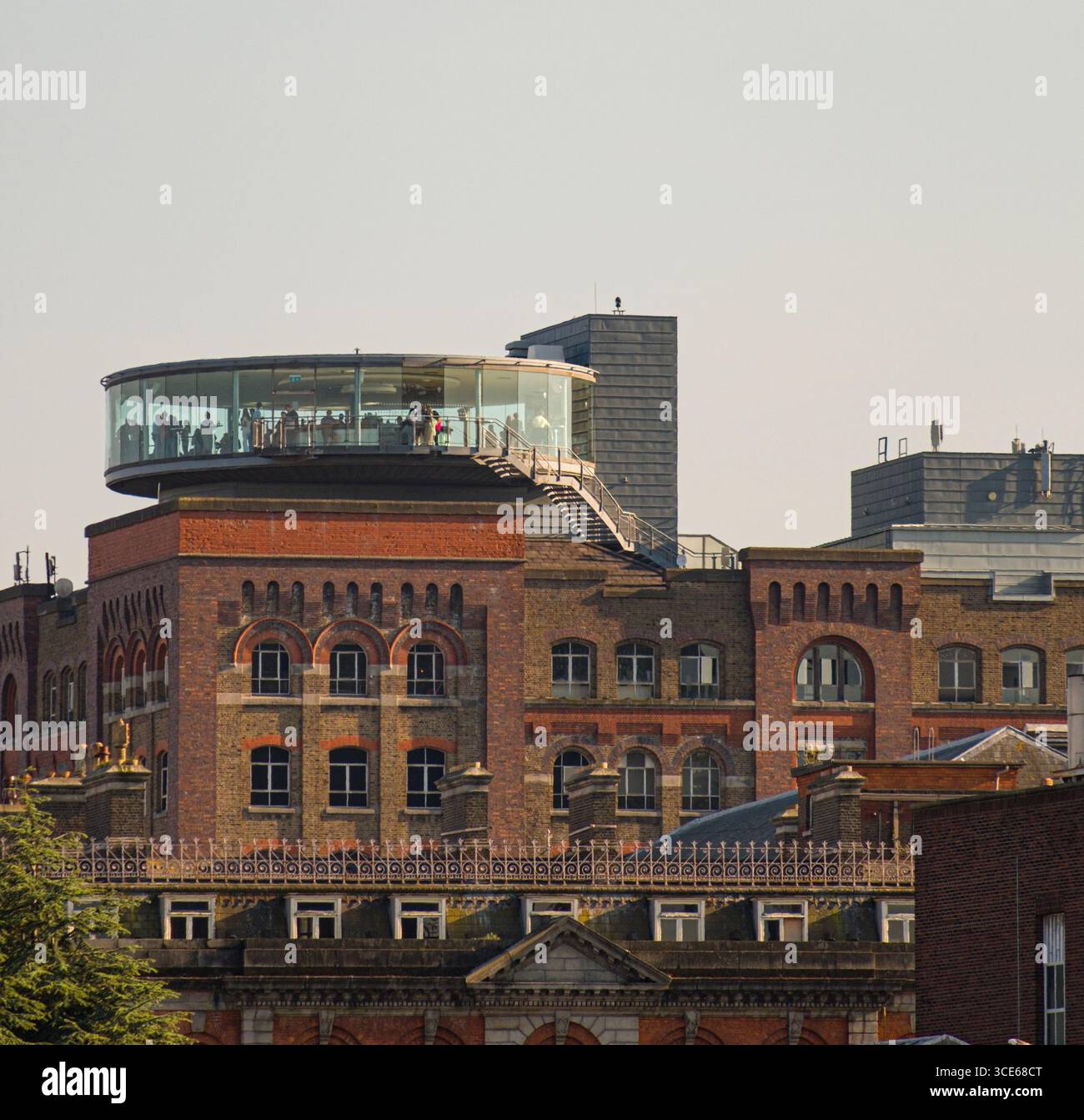 360 degree glass enclosed Gravity Bar at the top of the Guinness ...