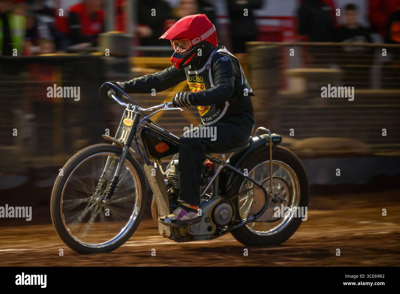 A Speedway Rider On A Classic Jawa Frame, 890 2 Valve Engine And ...
