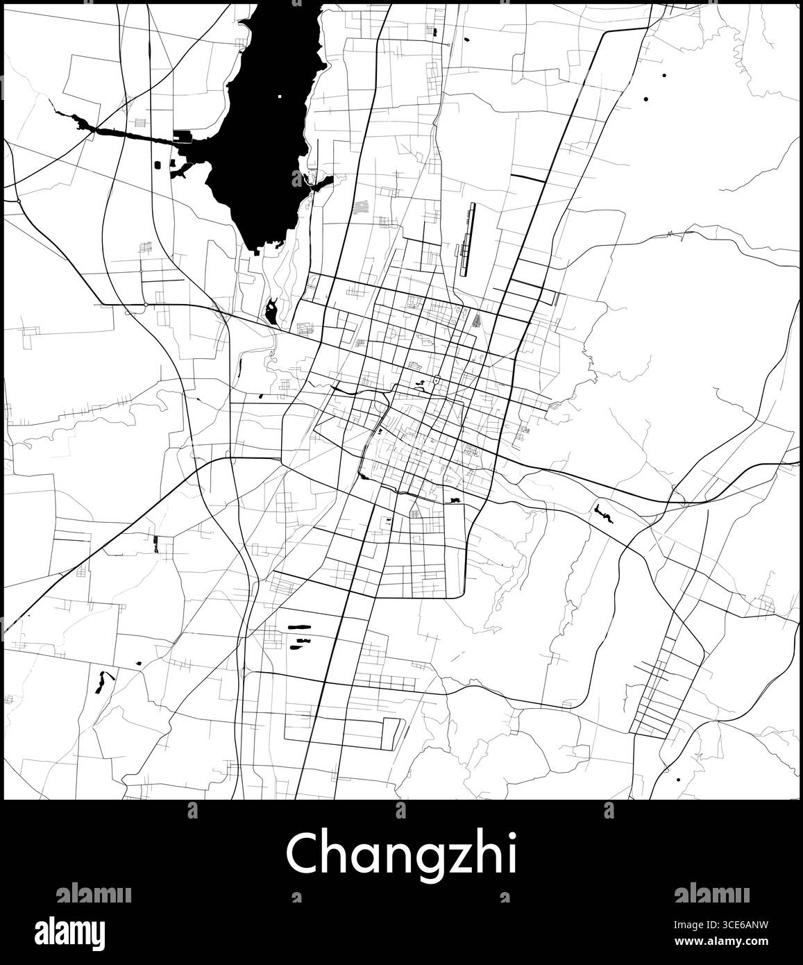 Map of changzhi hi-res stock photography and images - Alamy