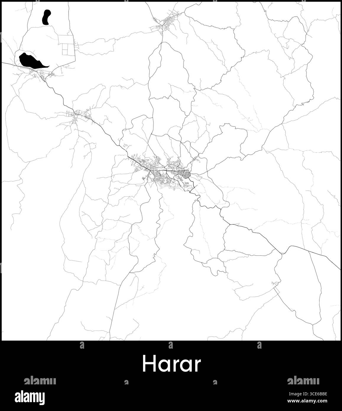 Harar map Black and White Stock Photos & Images - Alamy