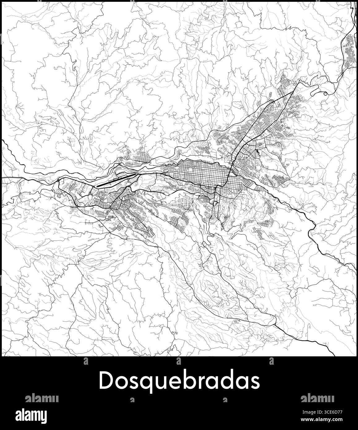 Dosquebradas map hi-res stock photography and images - Alamy