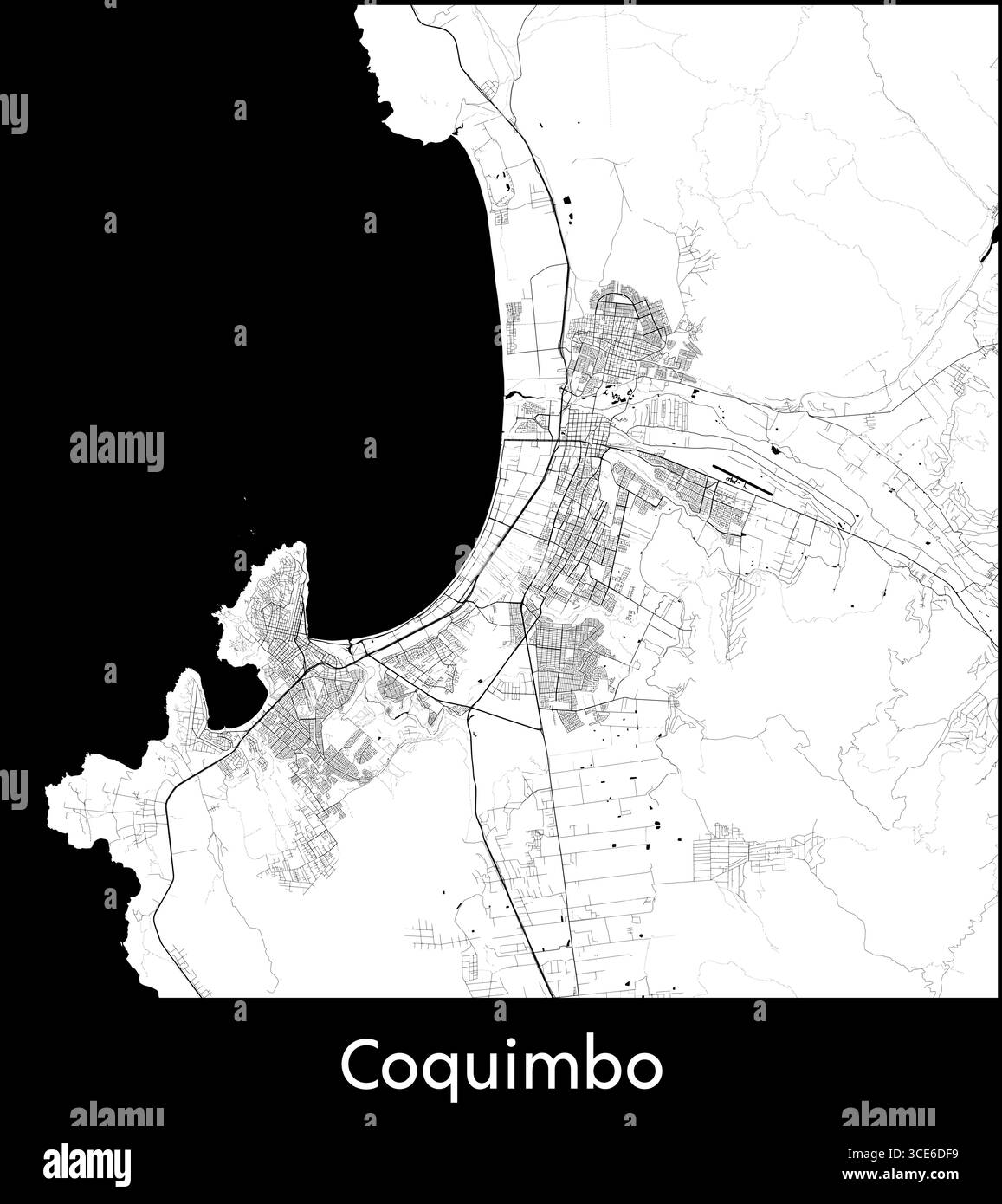 Chile topographic map hi-res stock photography and images - Alamy