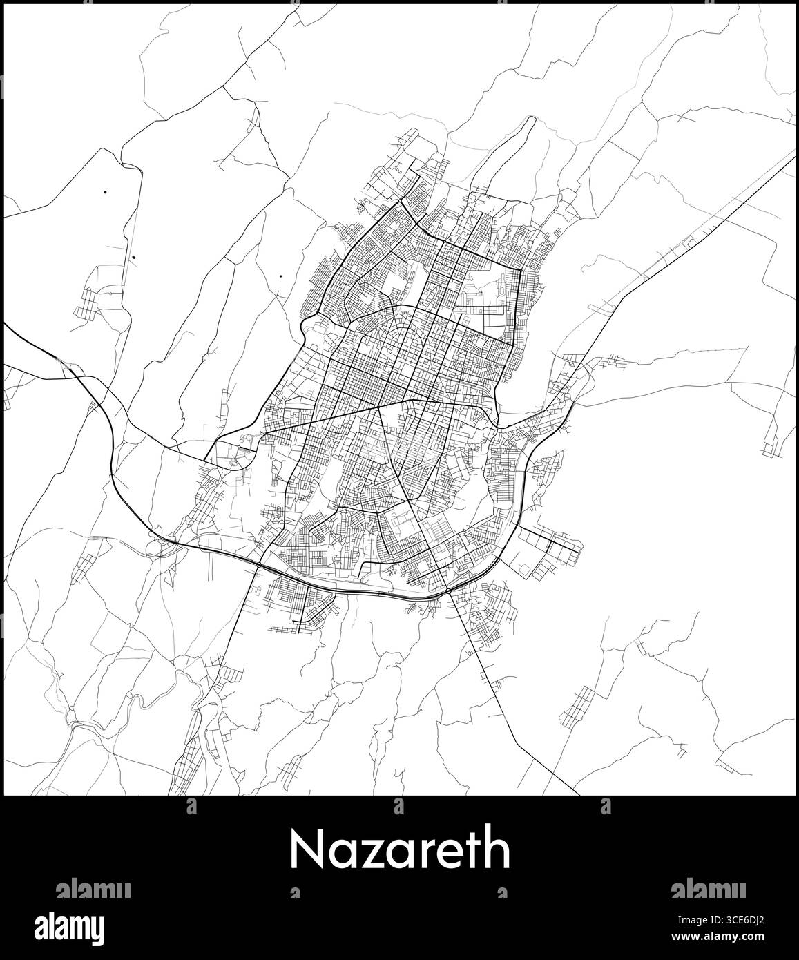 Nazareth terrain Stock Vector Images - Alamy