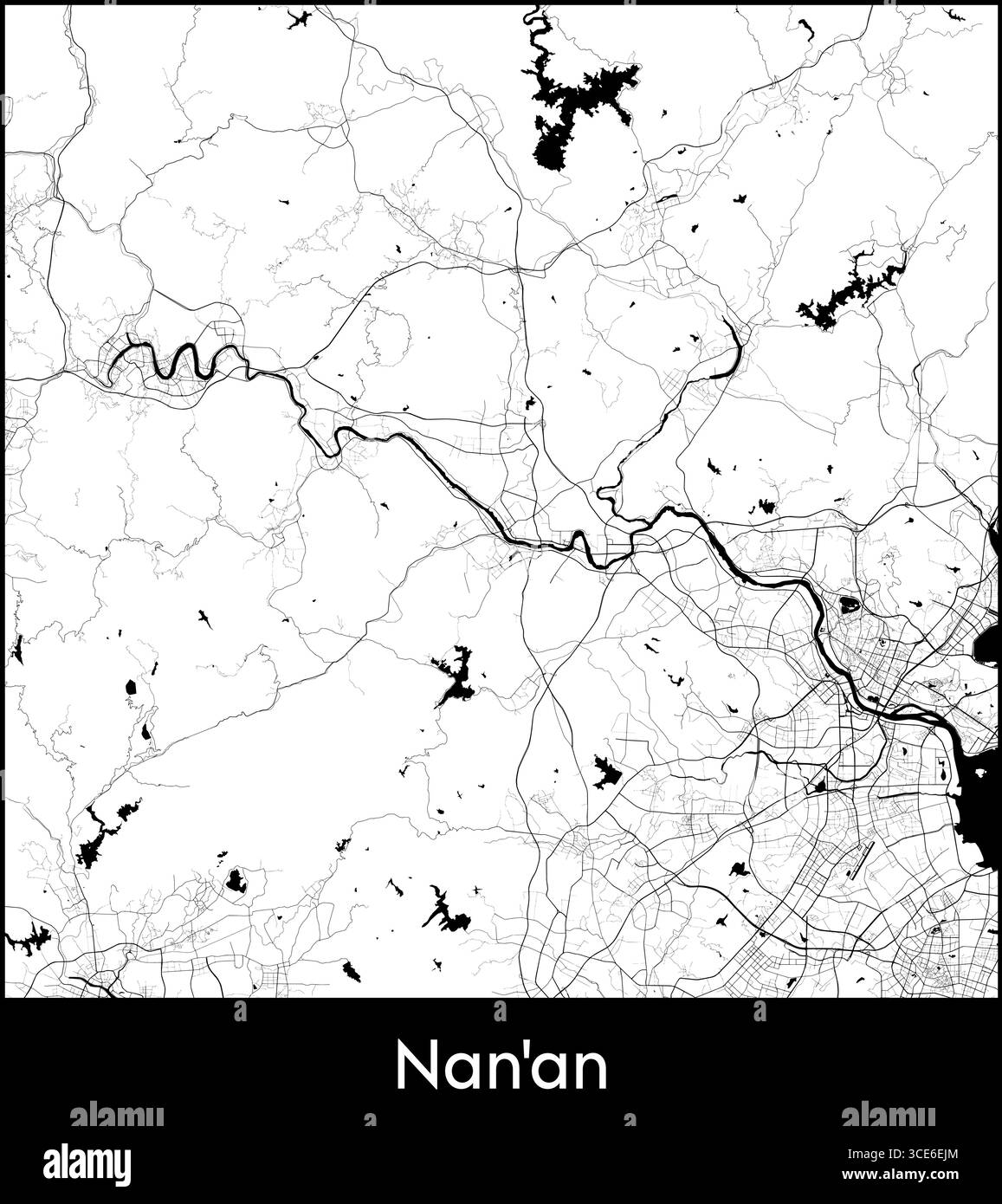 Nan vector map hi-res stock photography and images - Alamy