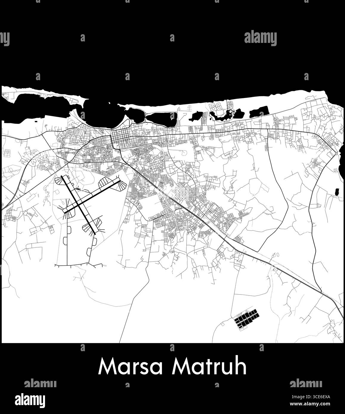 Marsa matruh city map hi-res stock photography and images - Alamy