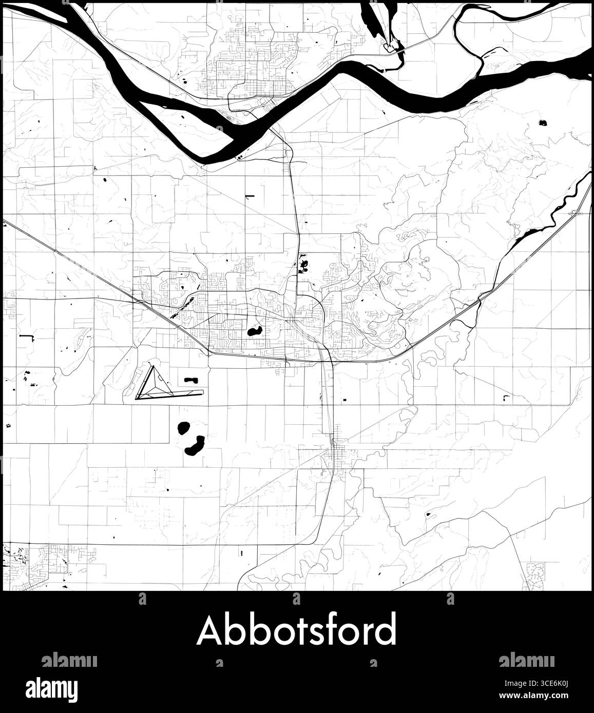Abbotsford street map hi-res stock photography and images - Alamy