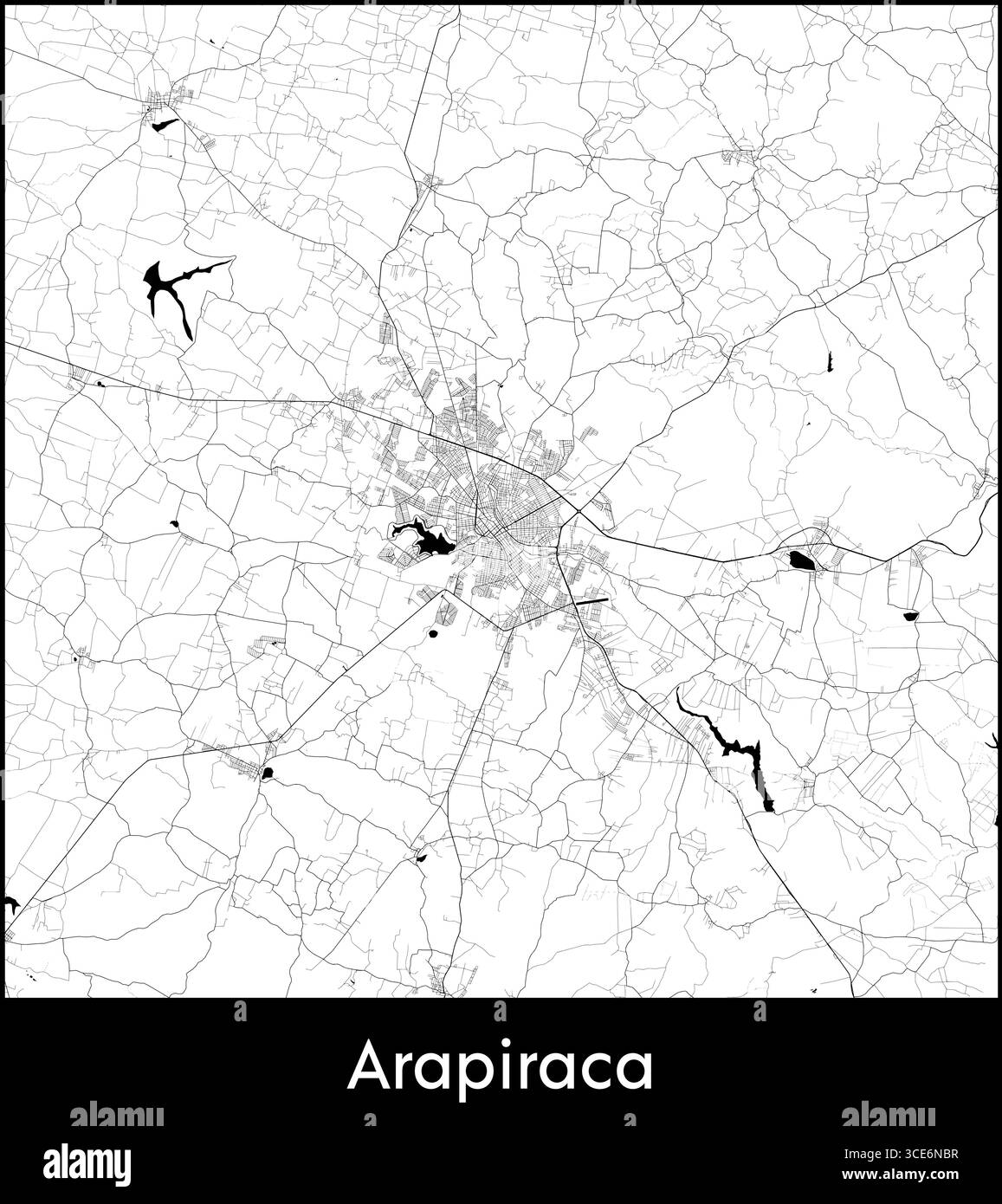 Arapiraca map hi-res stock photography and images - Alamy