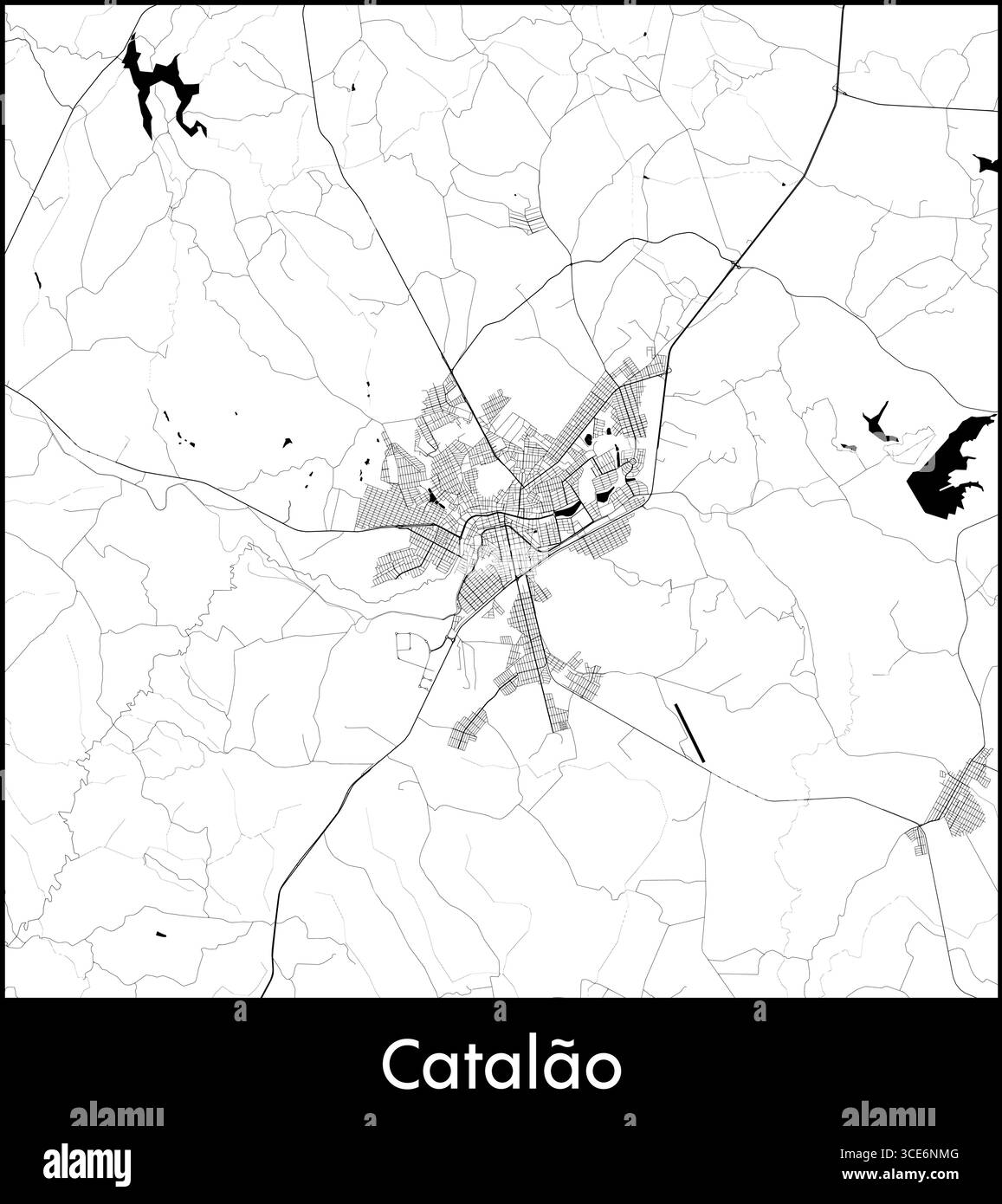Catalao map hi-res stock photography and images - Alamy