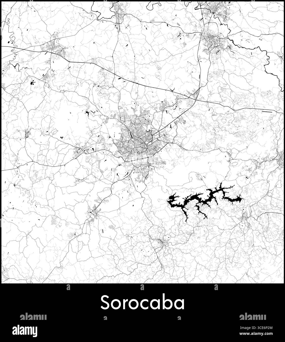 Sorocaba map Stock Vector Images - Alamy