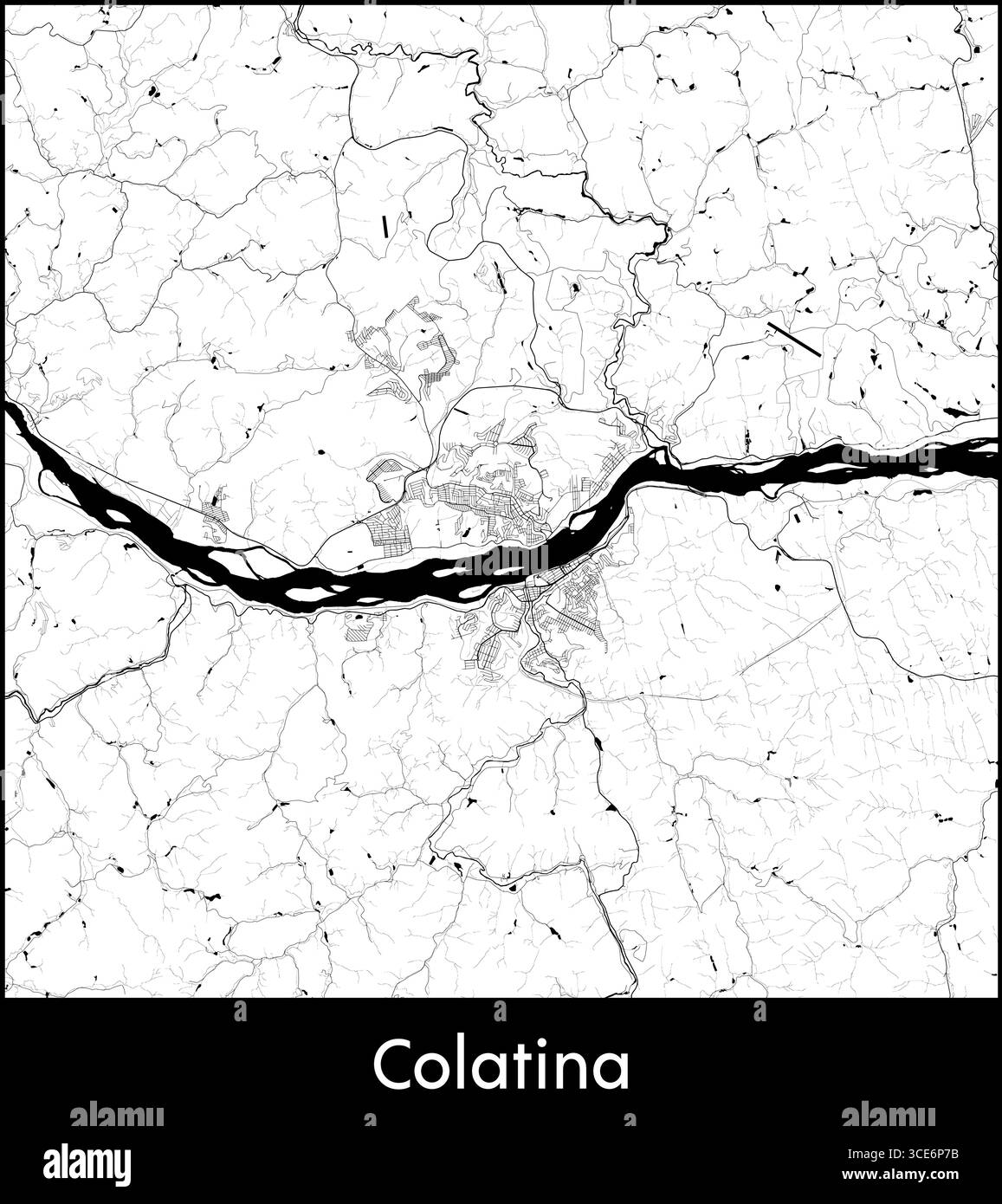 Colatina map hi-res stock photography and images - Alamy