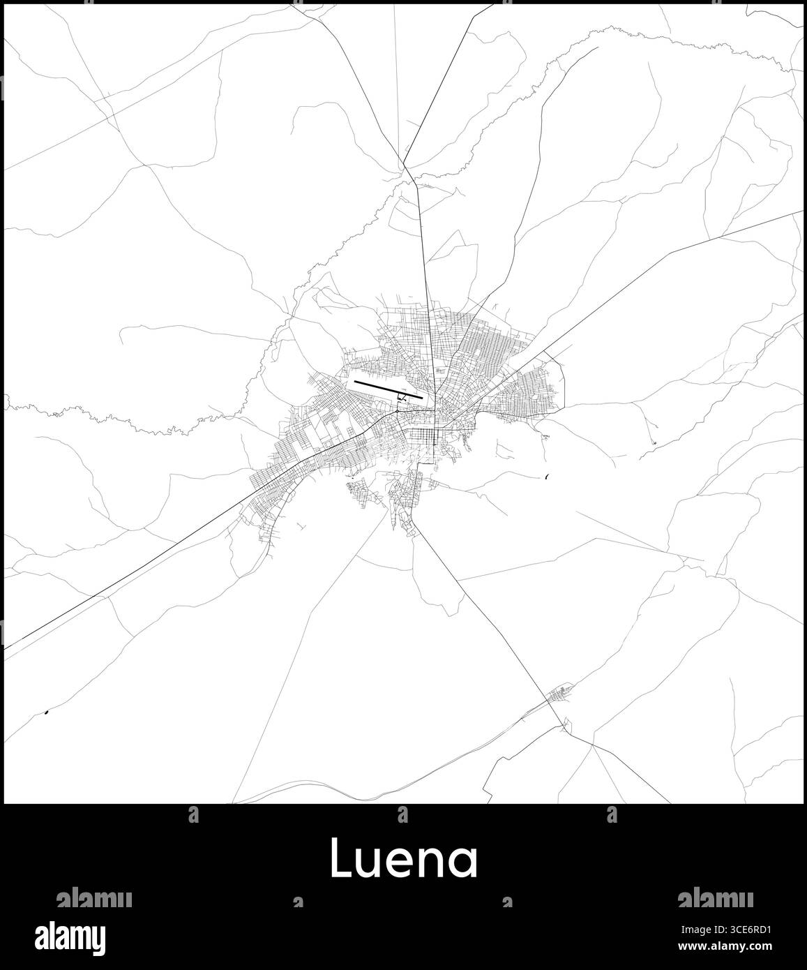 Luena city map hi-res stock photography and images - Alamy