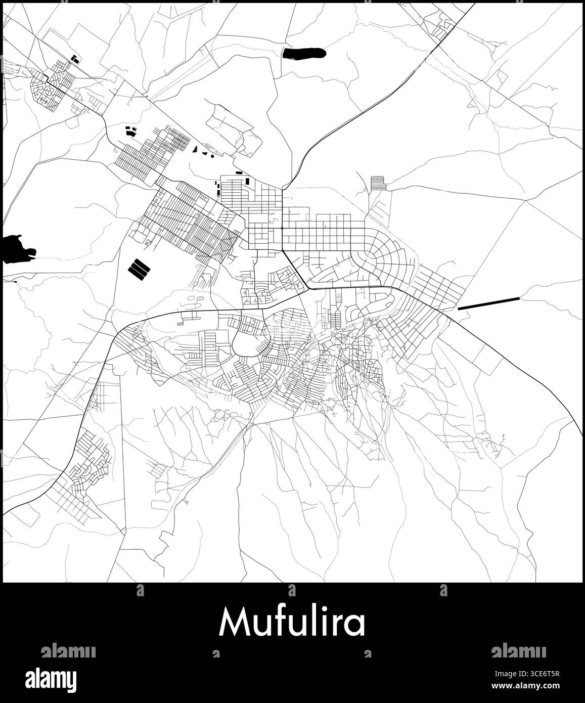 Mufulira map Black and White Stock Photos & Images - Alamy