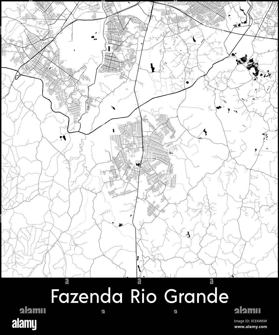 Fazenda rio grande city map hi-res stock photography and images - Alamy