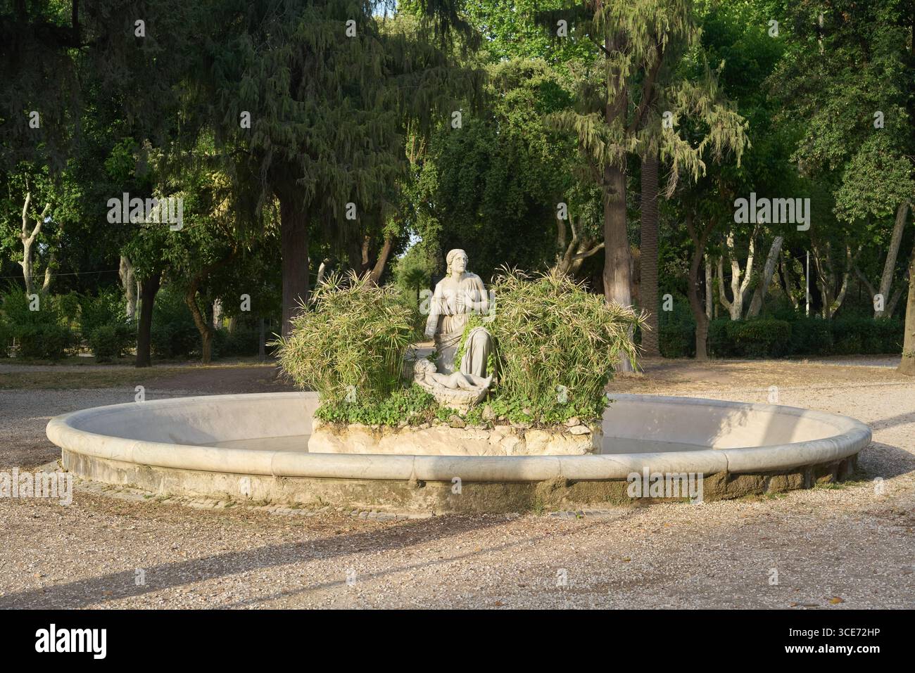 Fountain of Moses (Fontana del Mosè salvato dalle acque) at the Villa ...