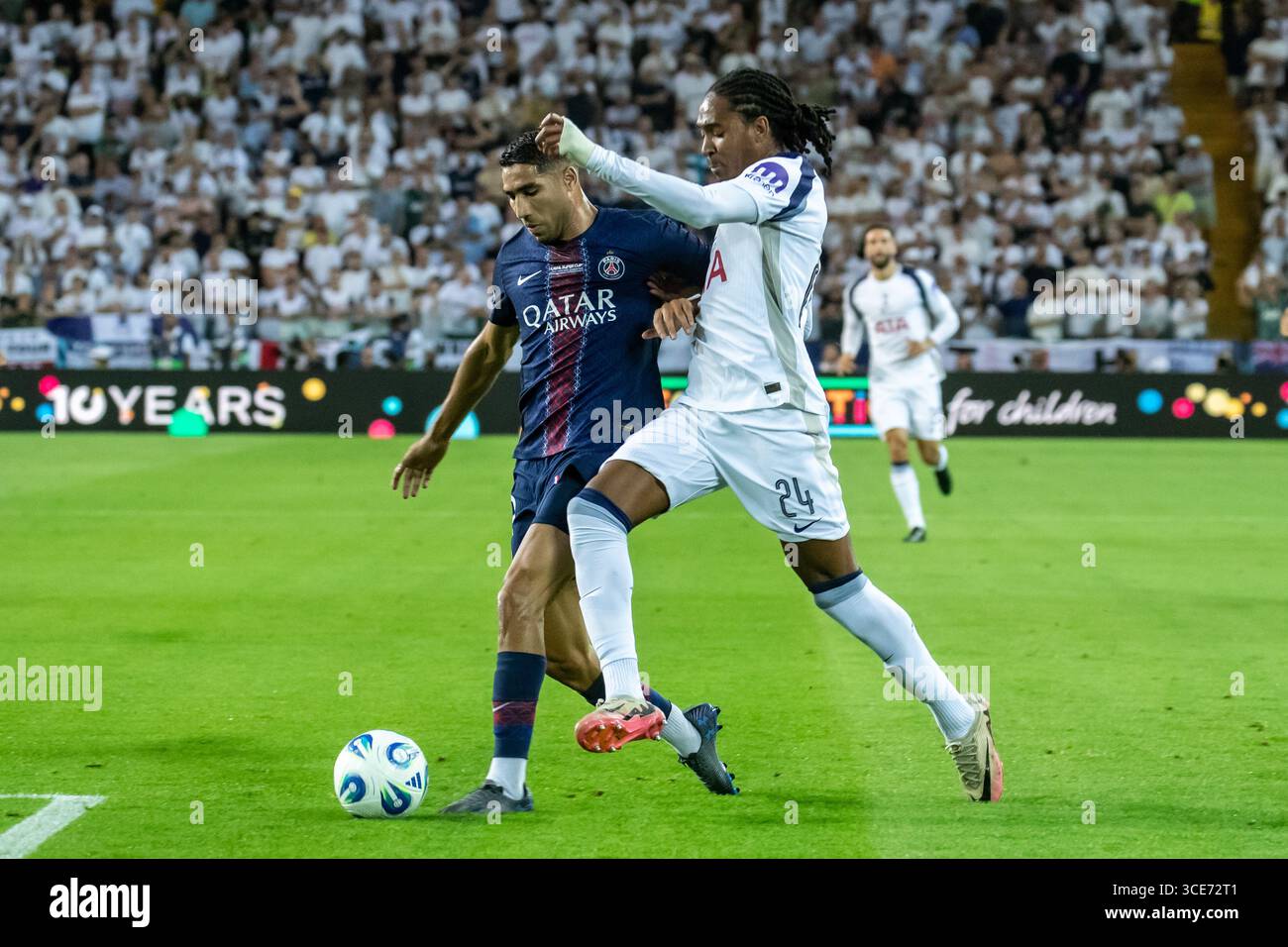 Udine, Italy. 13 August 2025. UEFA Supercup 2025. Paris Saint-Germain ...
