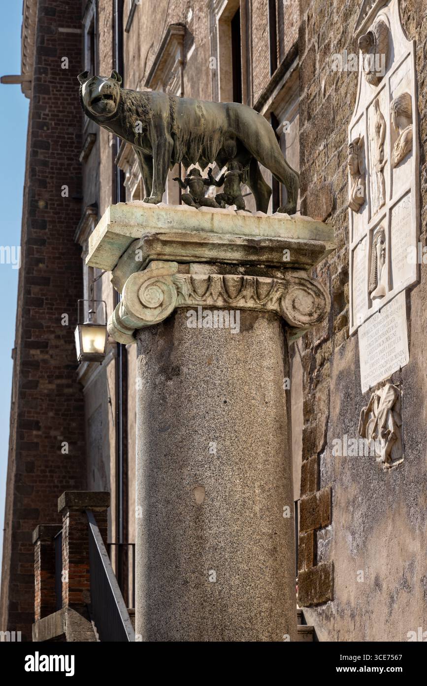 The Capitoline Wolf (Italian: Lupa Capitolina) is a bronze sculpture ...