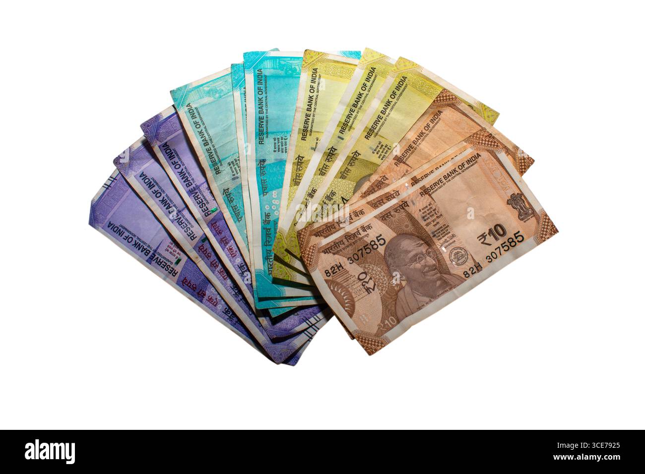 10 rupee note hi-res stock photography and images - Alamy