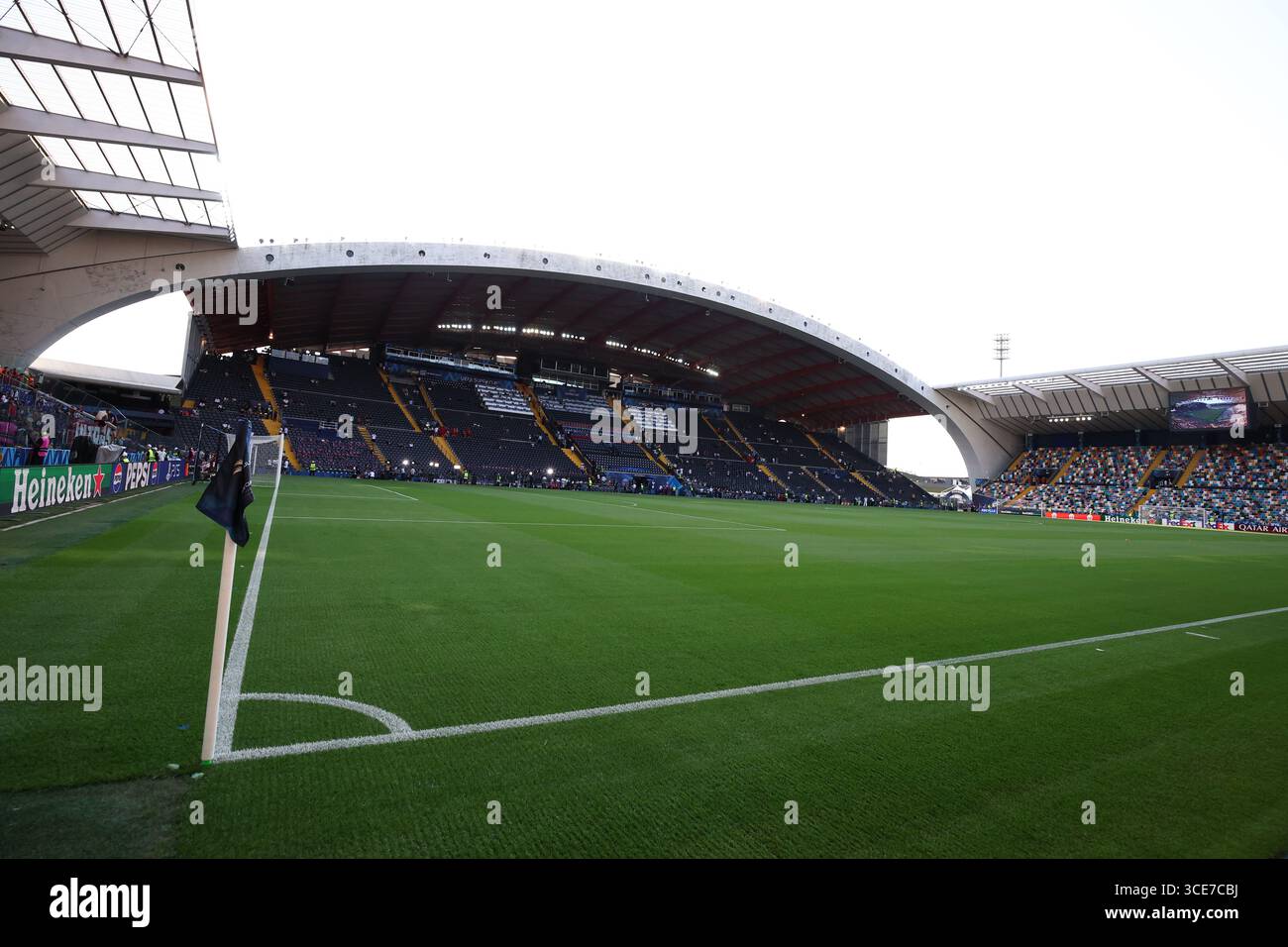General view of Friuli Bluenergy Stadium during the UEFA Supercup Final ...