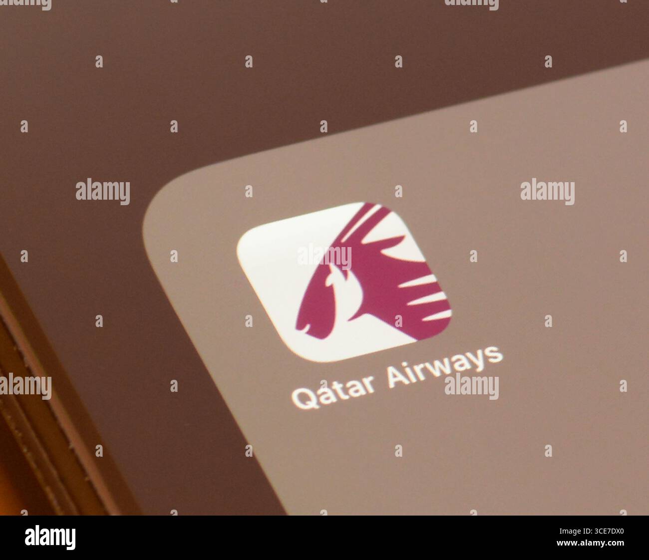 Qatar airways application hi-res stock photography and images - Alamy