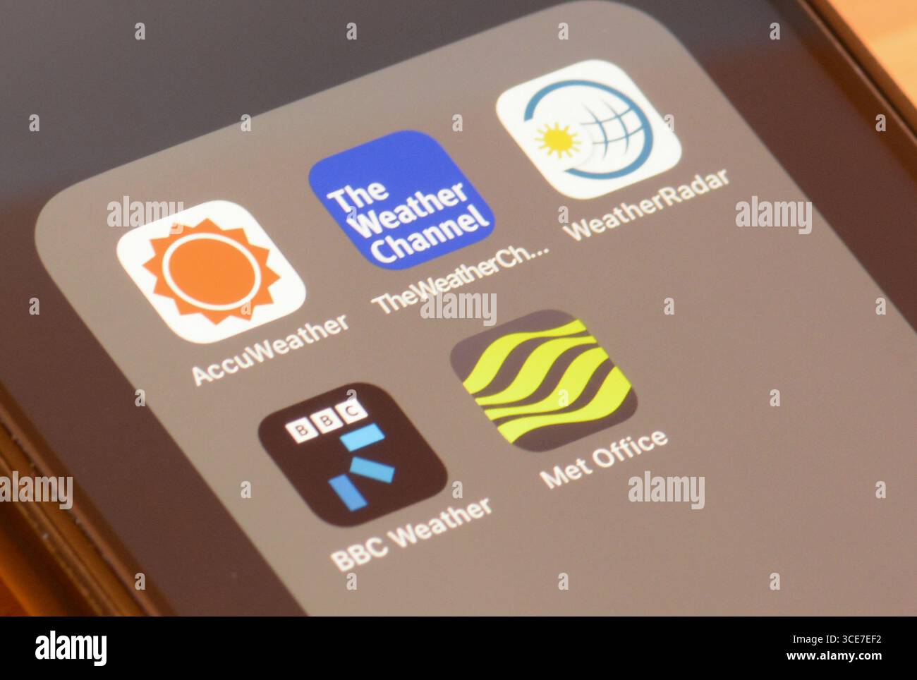 Weather channel screen hi-res stock photography and images - Alamy