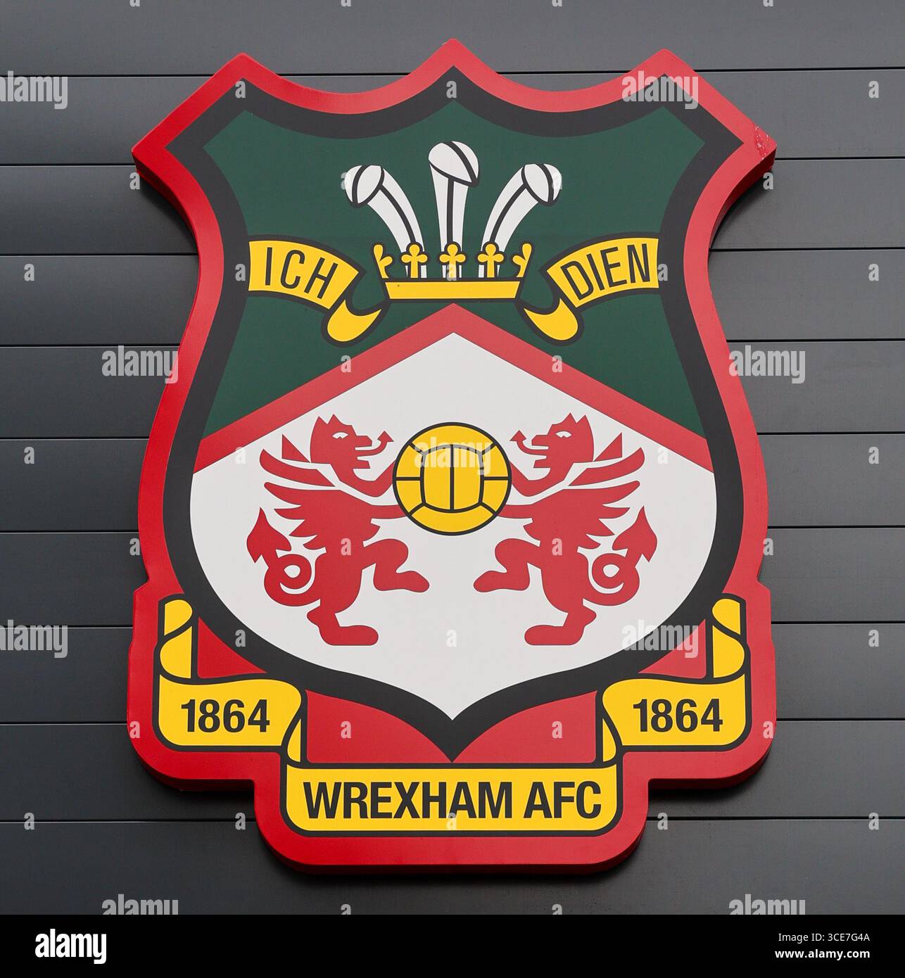 Wrexham afc logo hi-res stock photography and images - Alamy