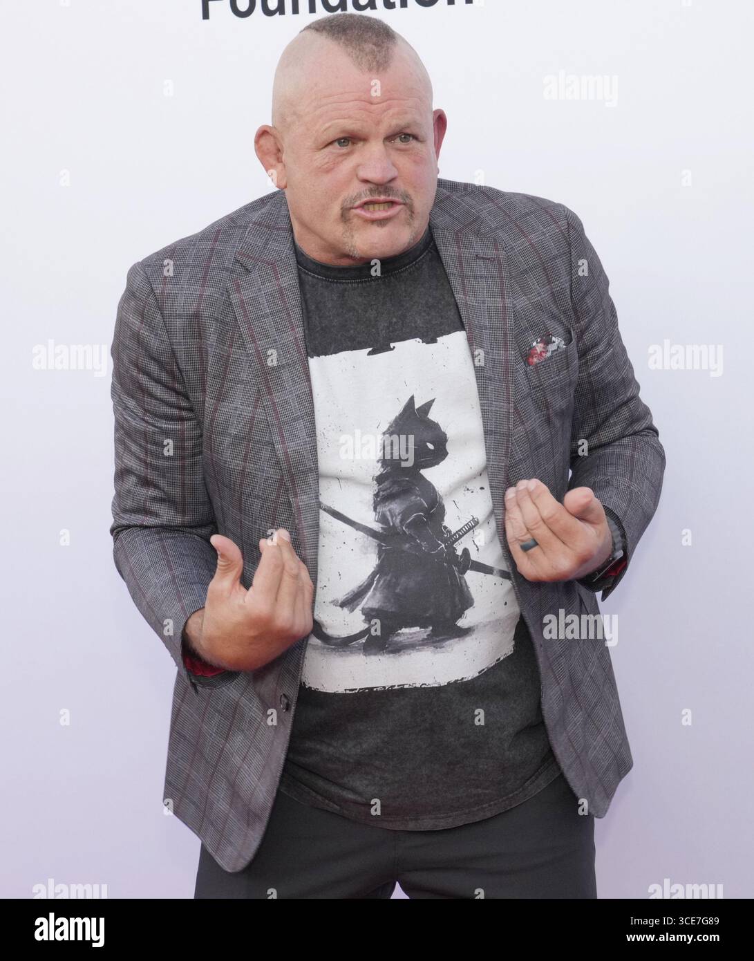 Los Angeles, USA. 15th Aug, 2025. Chuck Liddell arrives at the The ...