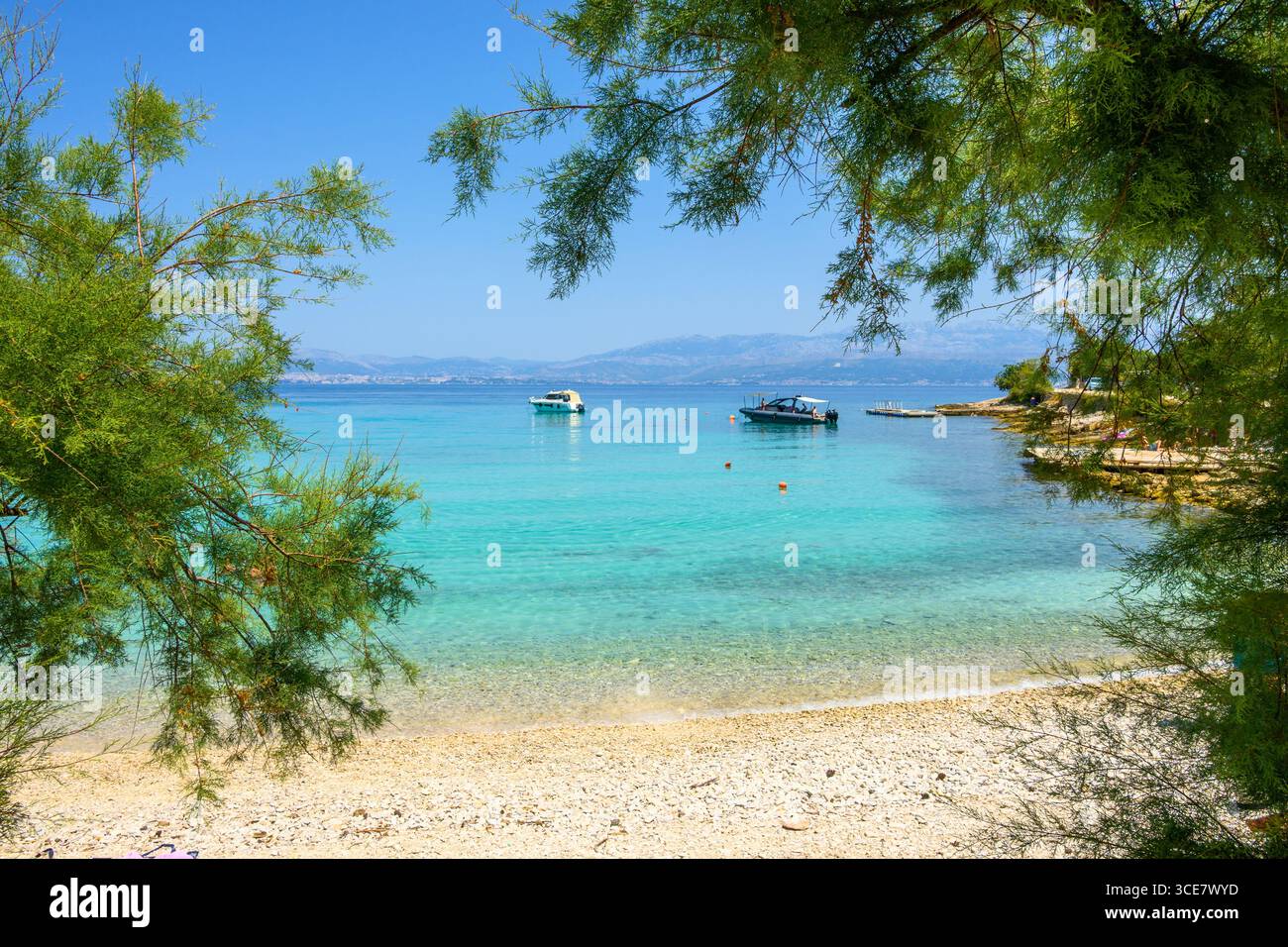Likva Beach, one of the best beaches in Sutivan with crystal clear ...