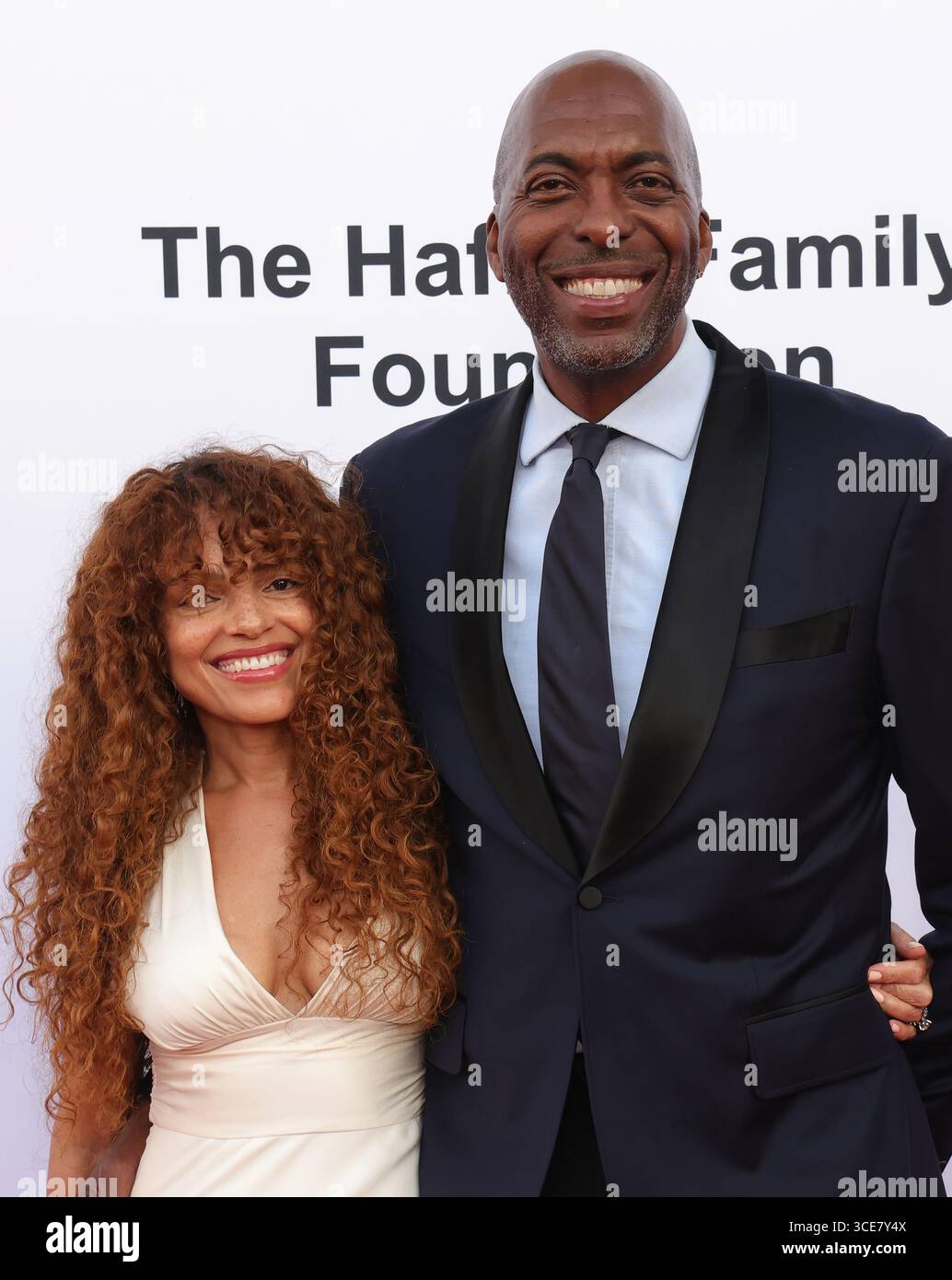 15 August 2025 . Los Angeles, California - Natasha Duffy, John Salley ...