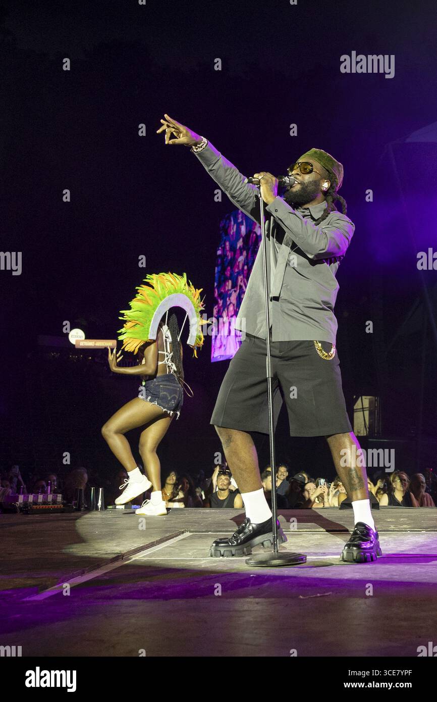 Burna Boy, singer, Nigeria, Reggae, Afro Beat, 15.08.2025, open-air ...