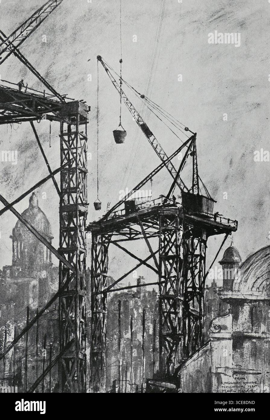London house construction 1920s hi-res stock photography and images - Alamy