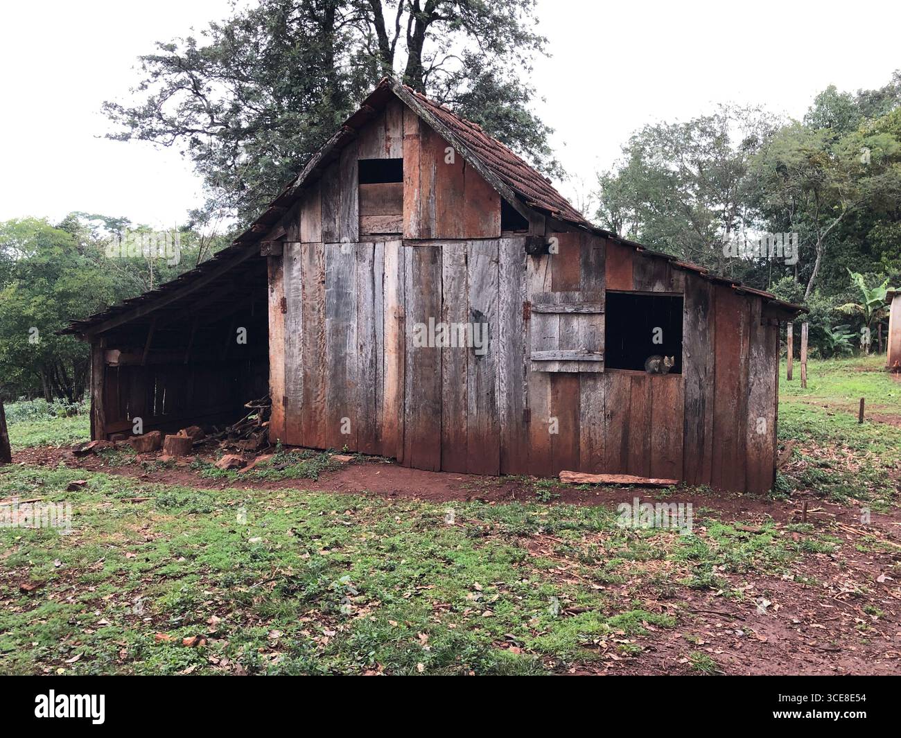 Old rustic wooden barn in a rural setting Stock Photo - Alamy