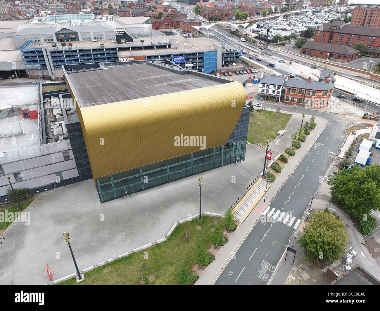 aerial view of Connexin Live, Events Venue Kingston upon Hull Stock ...