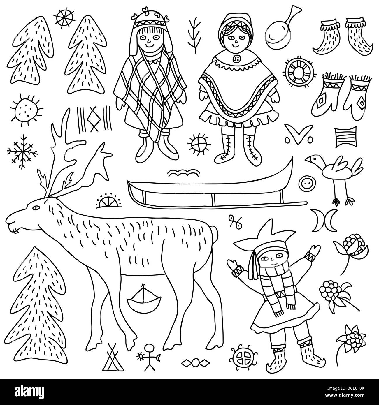 Indigenous arctic Cut Out Stock Images & Pictures - Alamy