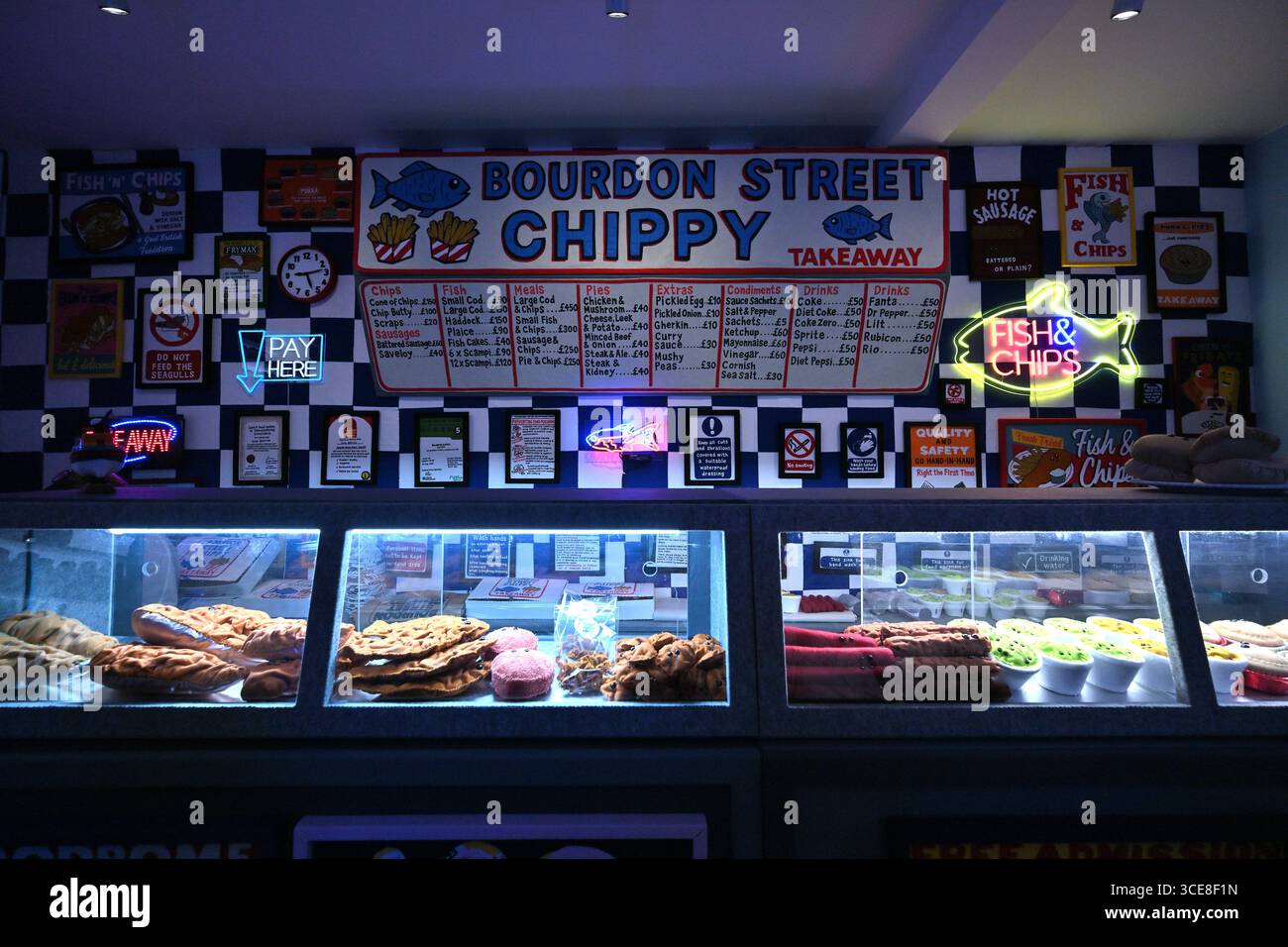 hand made felt art at the Bourdon Street Chippy art exhibition - Lucy ...