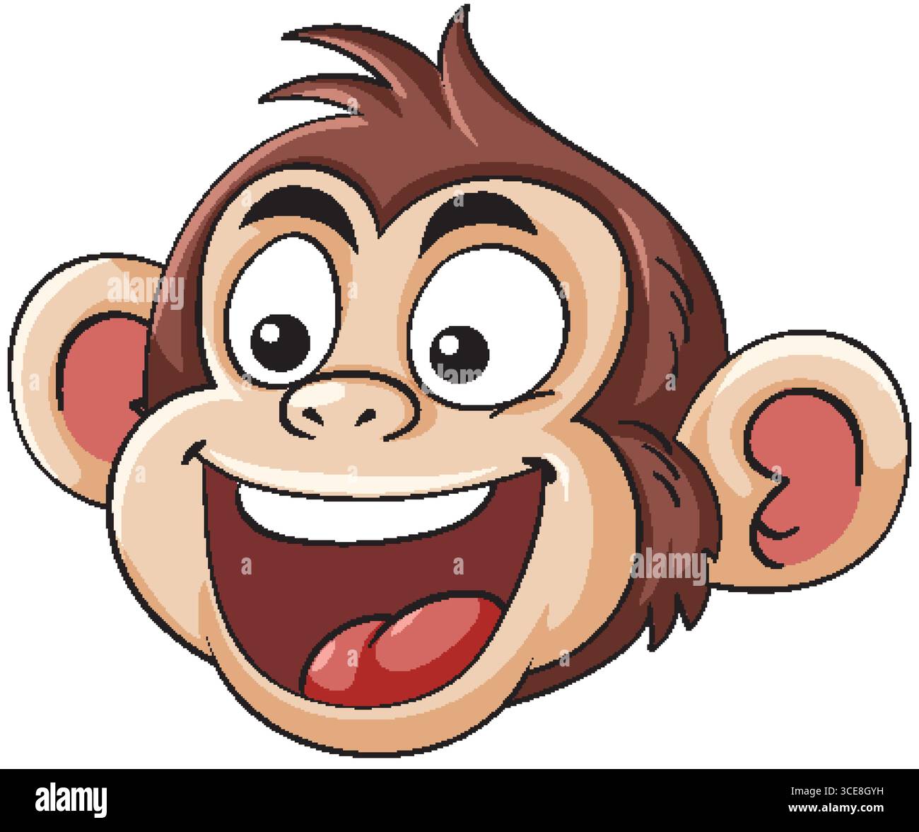 Monkey and fur detail Stock Vector Images - Alamy