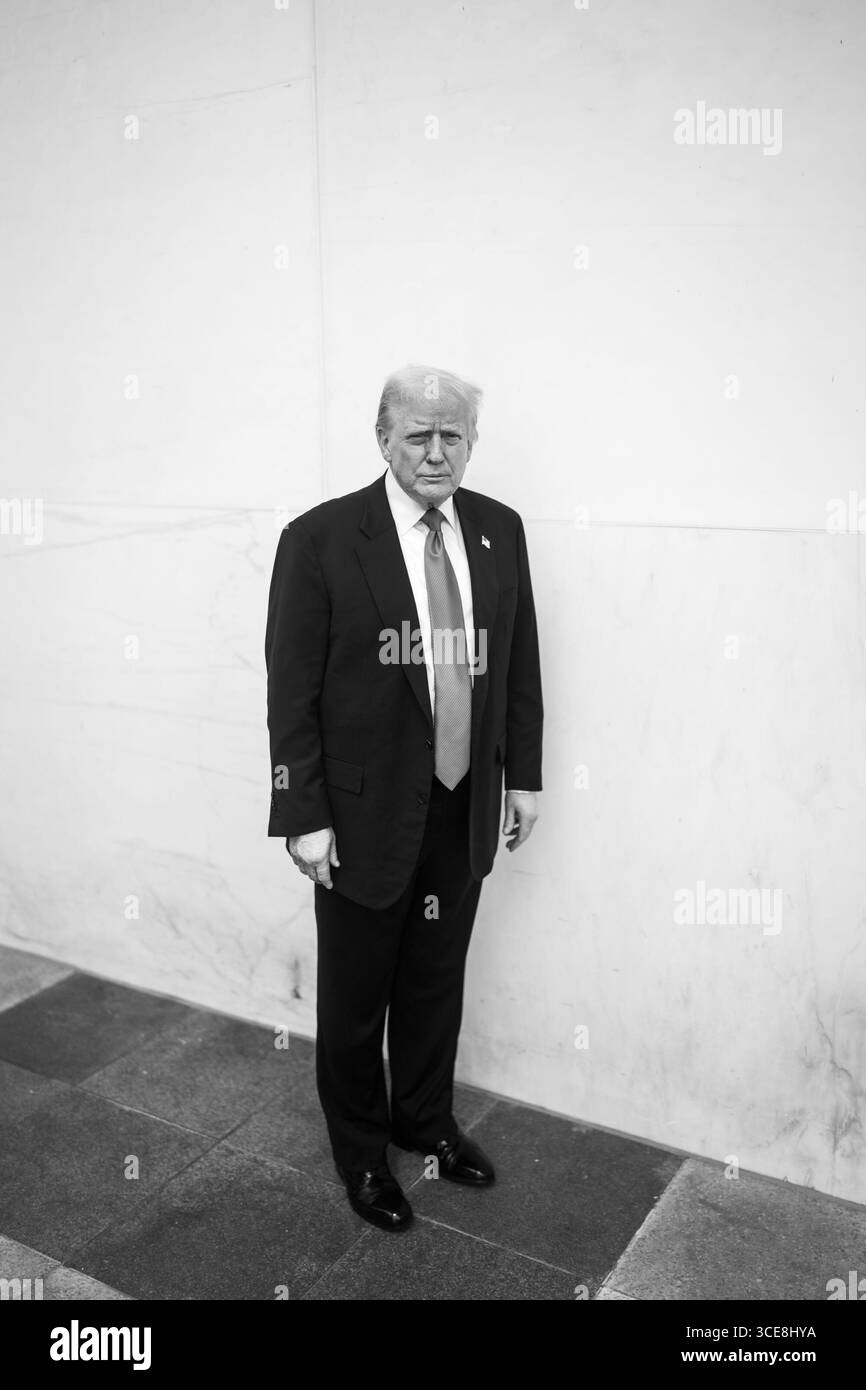 President Donald Trump tours the John F. Kennedy Center for the ...