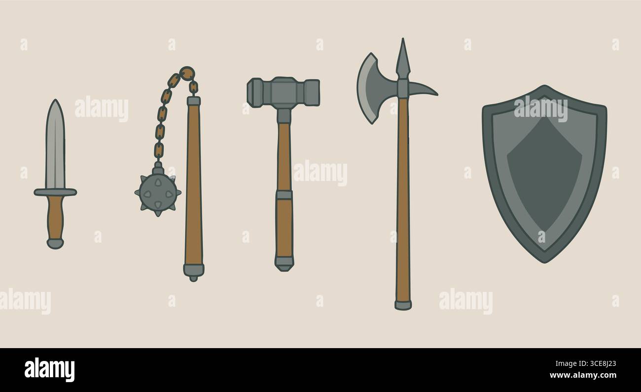Weapon weapons display Stock Vector Images - Alamy