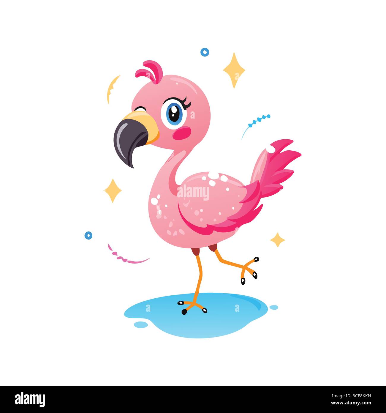 Wink bird Stock Vector Images - Alamy