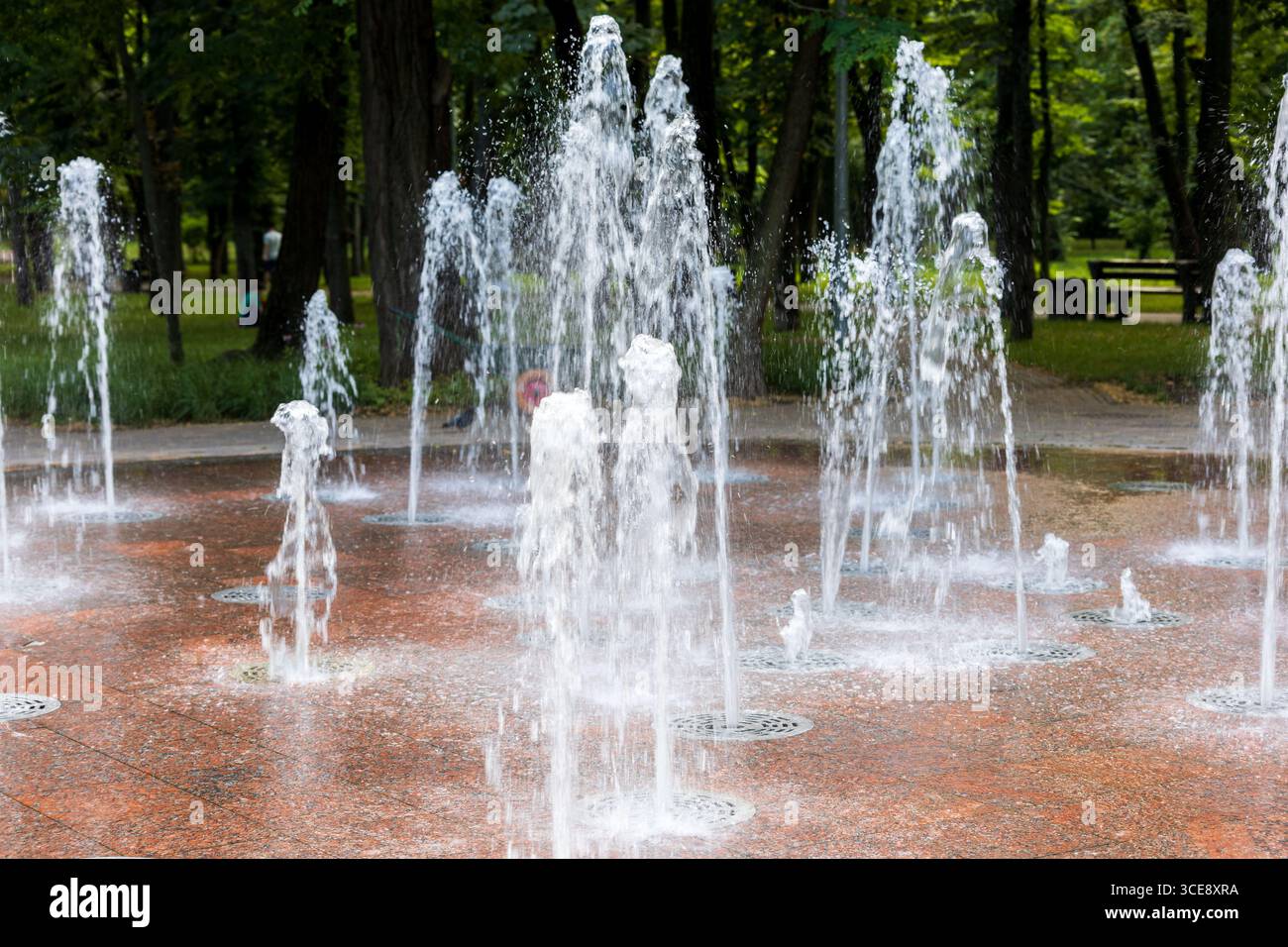 Fountains numerous water jets hi-res stock photography and images - Alamy