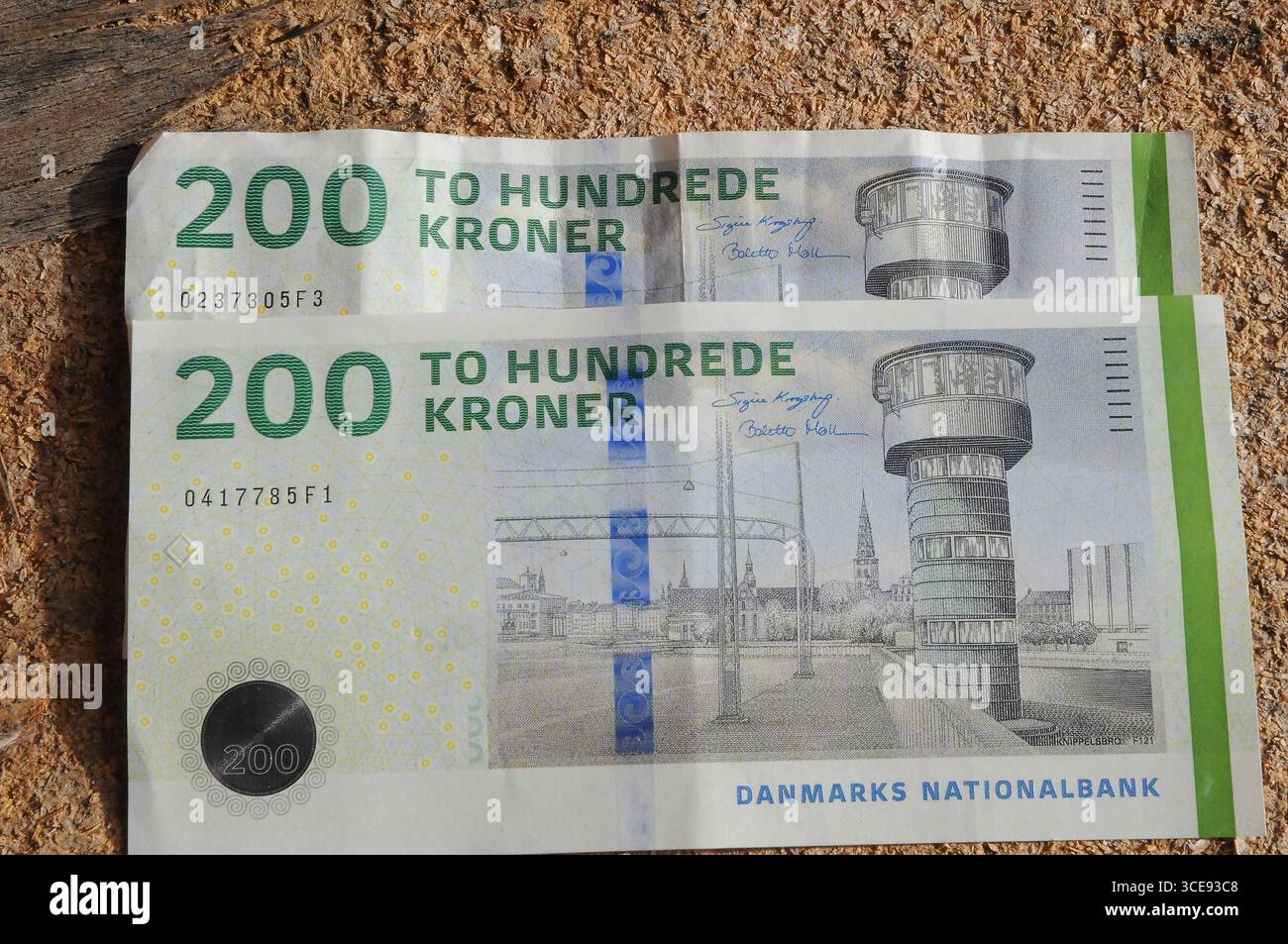 Copenhagen/ Denmark/16 august 2025/Danish kroner notes or bills danish ...