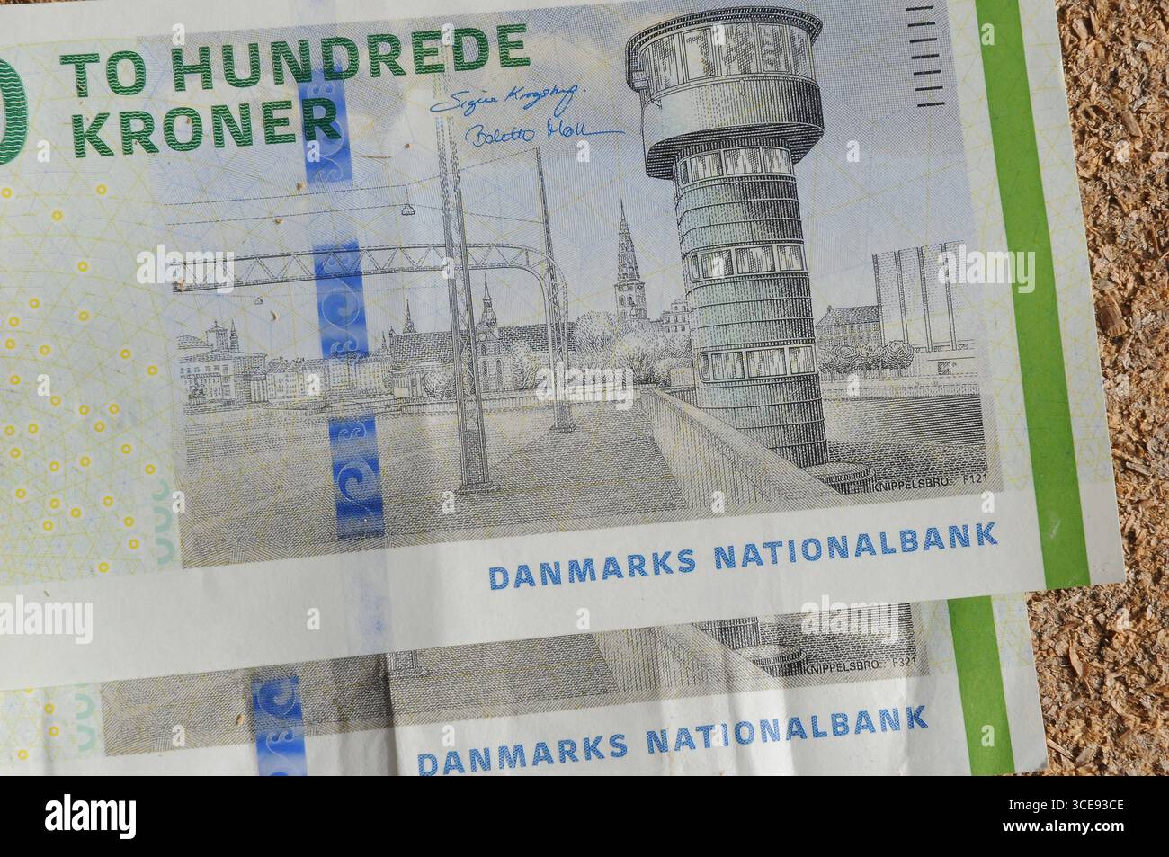 Copenhagen/ Denmark/16 august 2025/Danish kroner notes or bills danish ...