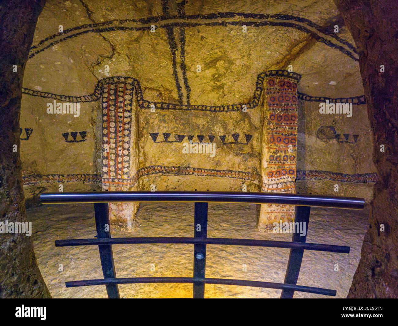 A glimpse of ancient cave art with symbolic patterns in Tierradentro ...