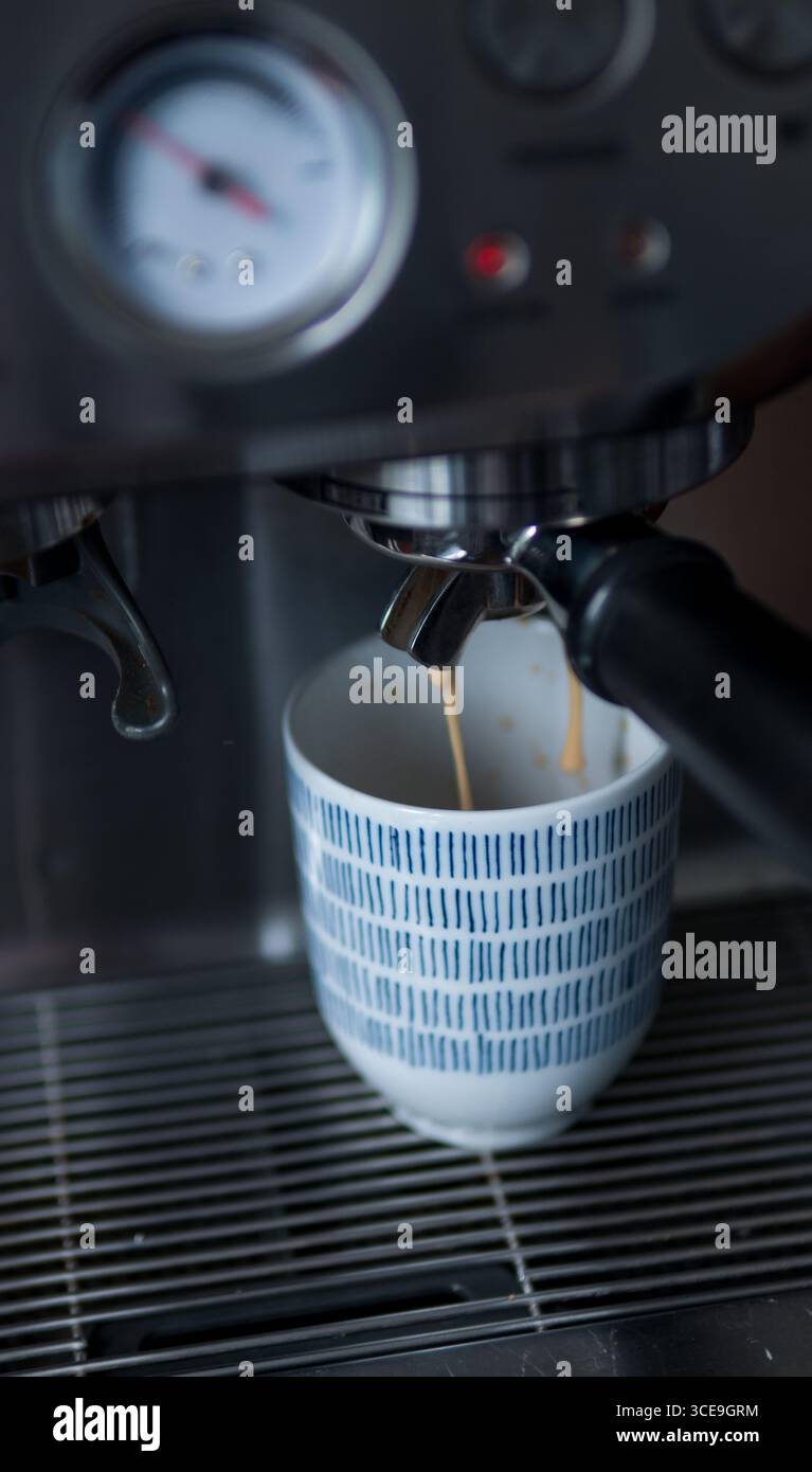 Steam from professional coffee machine hi-res stock photography and ...