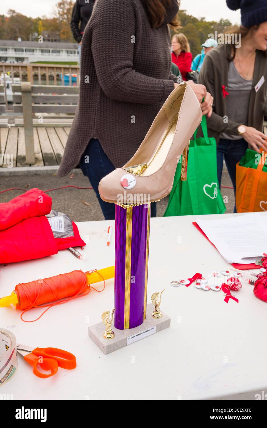 Trophy for the OgunquitFest High Heel Dash, Perkins Cove, Ogunquit ...