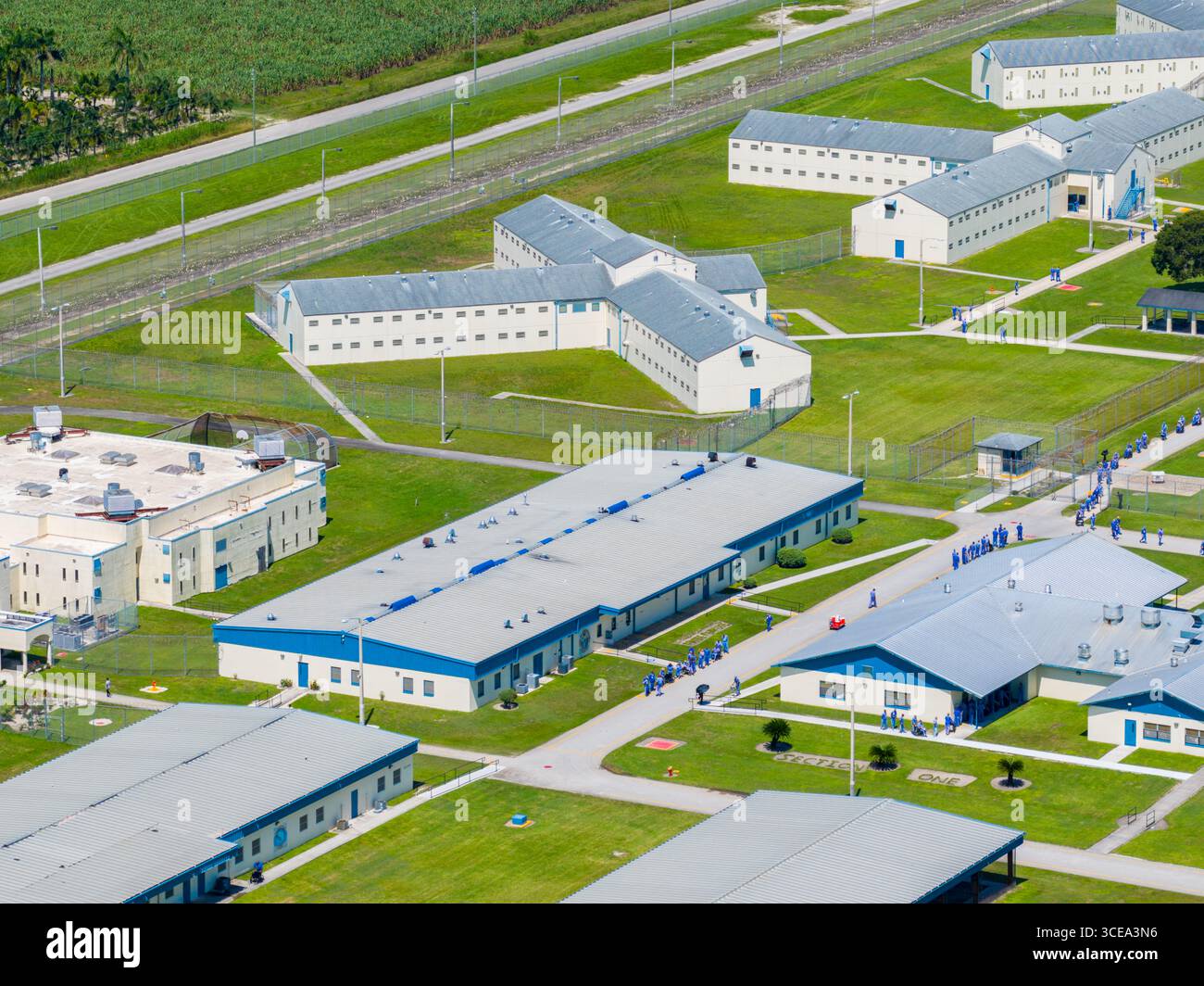 Aerial photo Homestead Correctional Institution FDC South Miami Stock ...