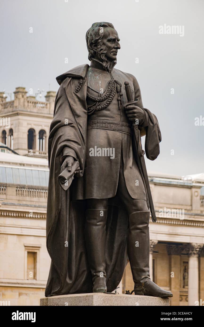 Statue of General Sir Charles James Napier, Trafalgar Square, City of ...