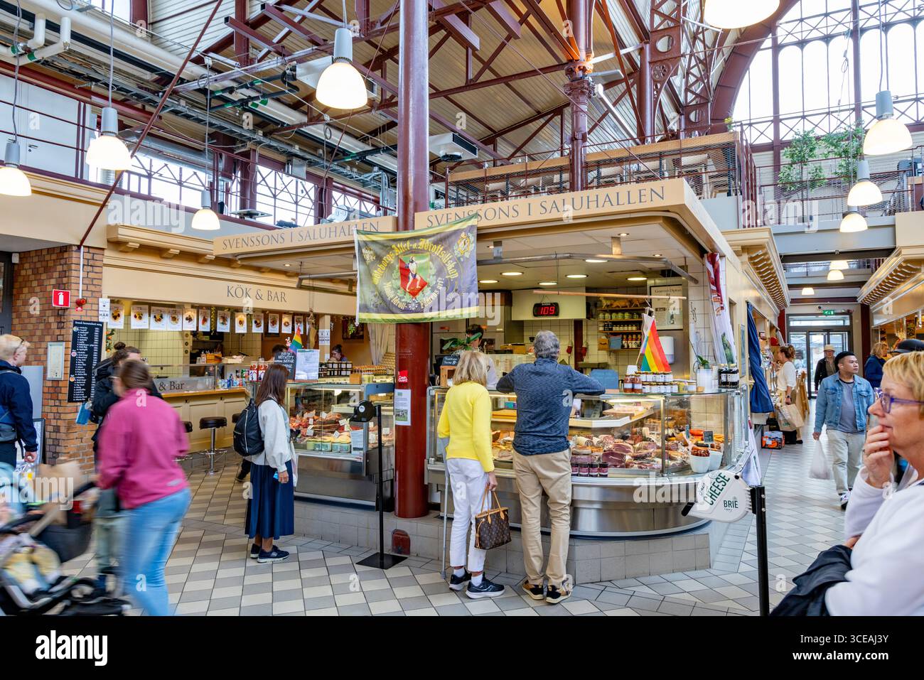 Gothenburg,Sweden,Europe, Stora Saluhallen market food hall and ...