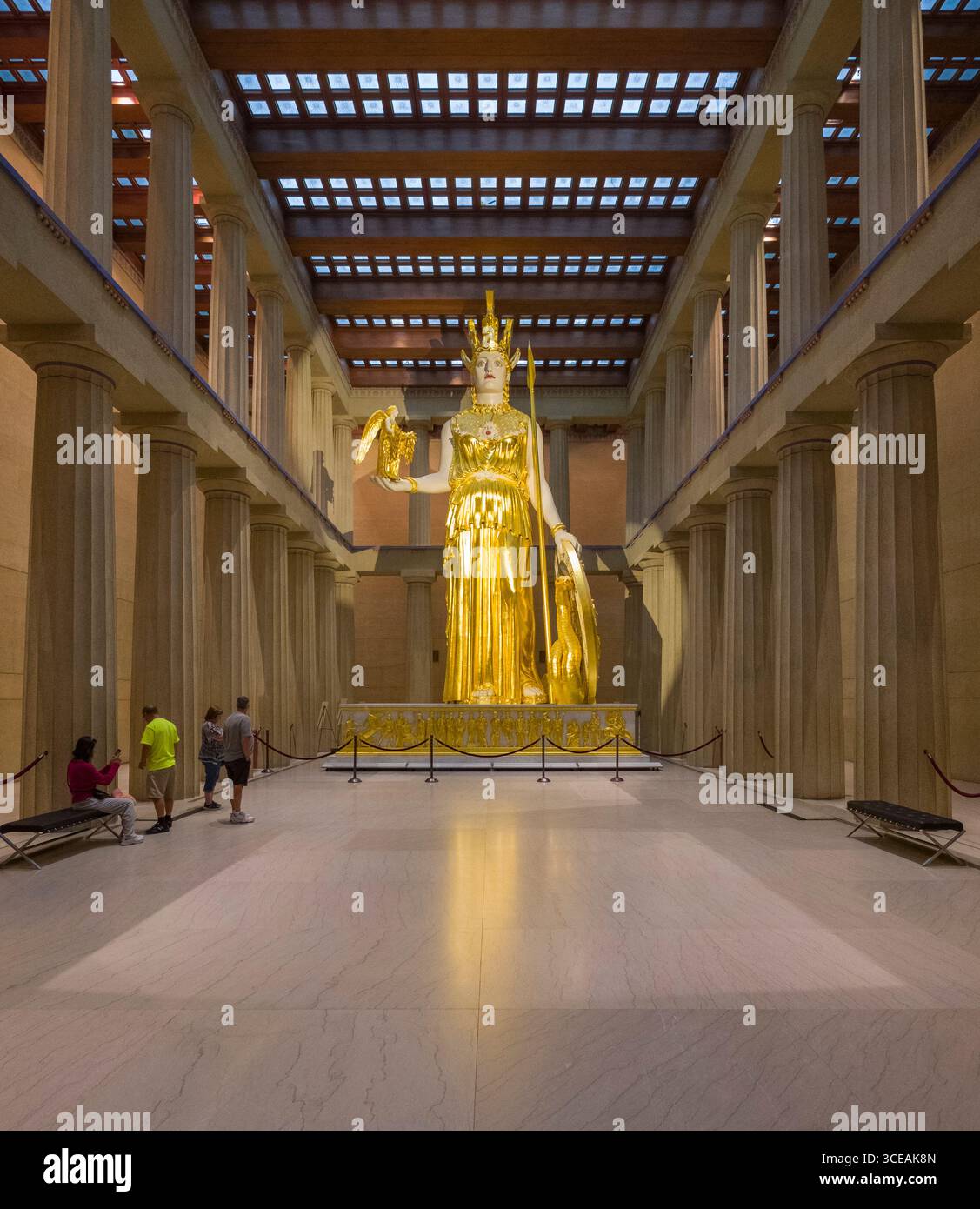 A replica of the athena parthenos hi-res stock photography and images ...