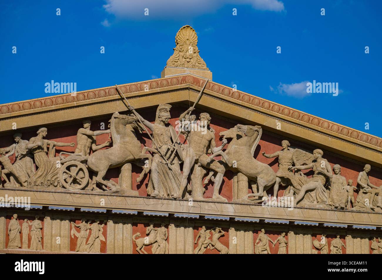 West pediment depicted the contest between Athena and Poseidon during ...